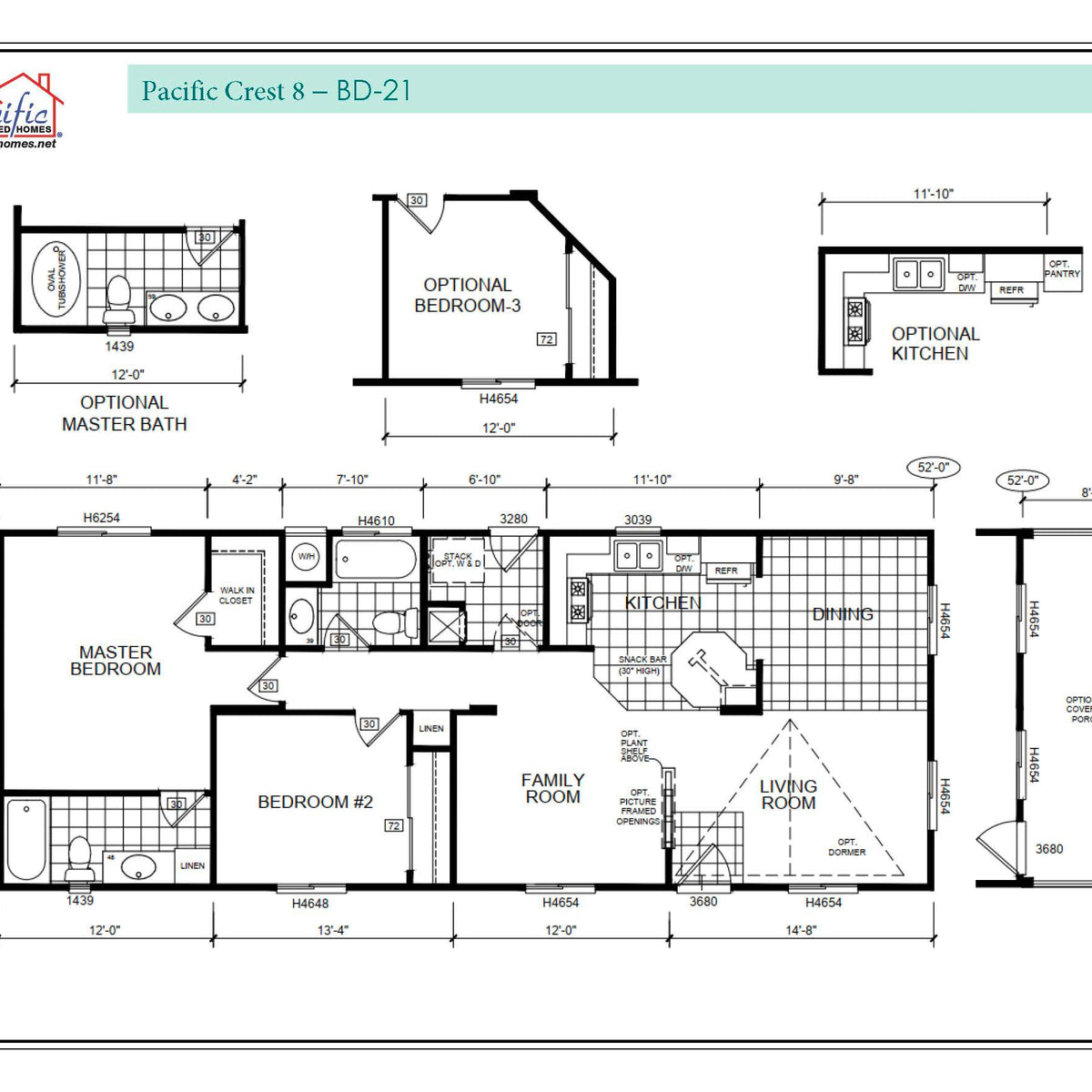 PACIFIC CREST 8 - 2BD X 2BA 1,040 SQFT – Pacific Homes PACIFIC CREST 8 - 2BD X 2BA 1,040 SQFT – Pacific Homes