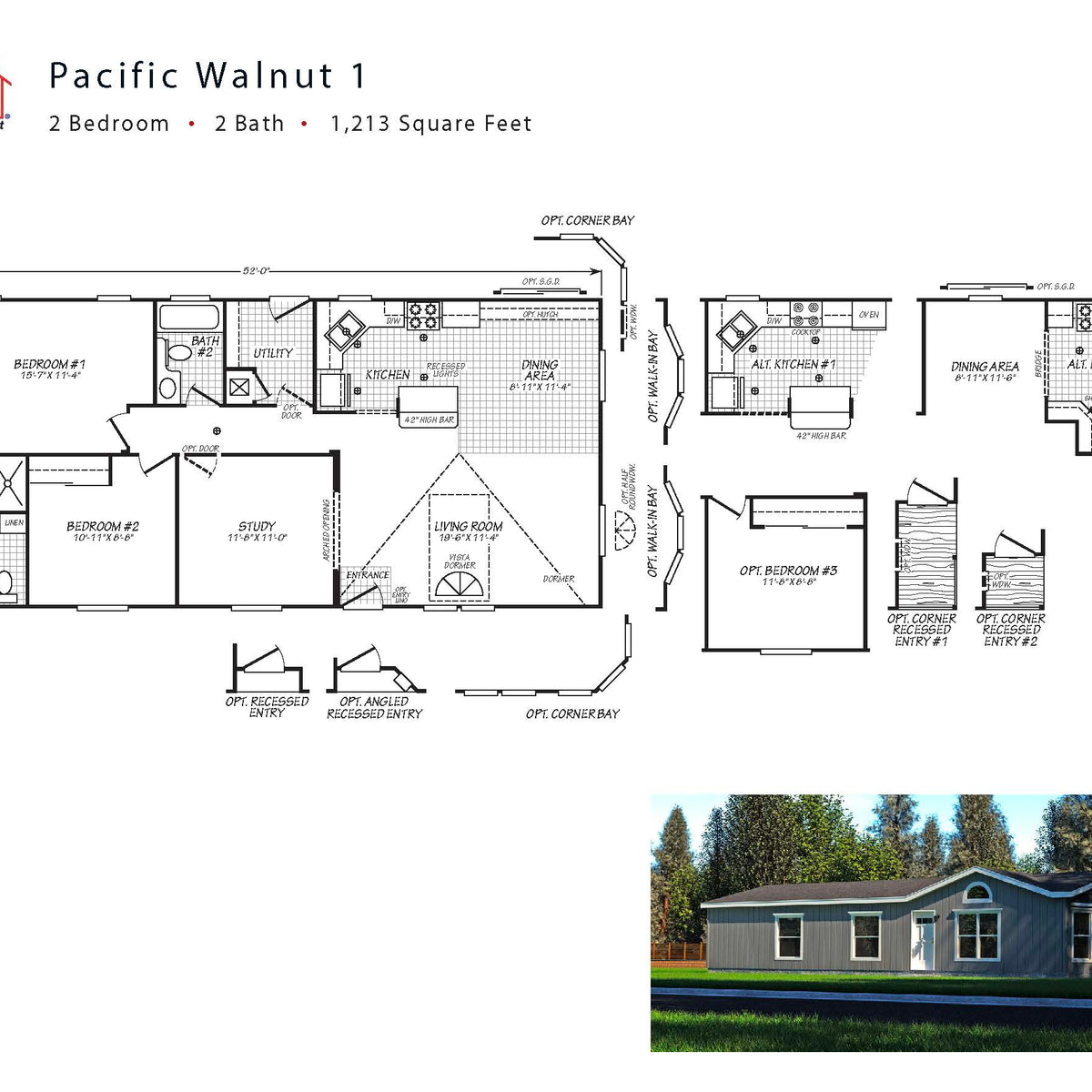 PACIFIC WALNUT 1- 2BD X 2BA 1,213 SQFT – Pacific Homes