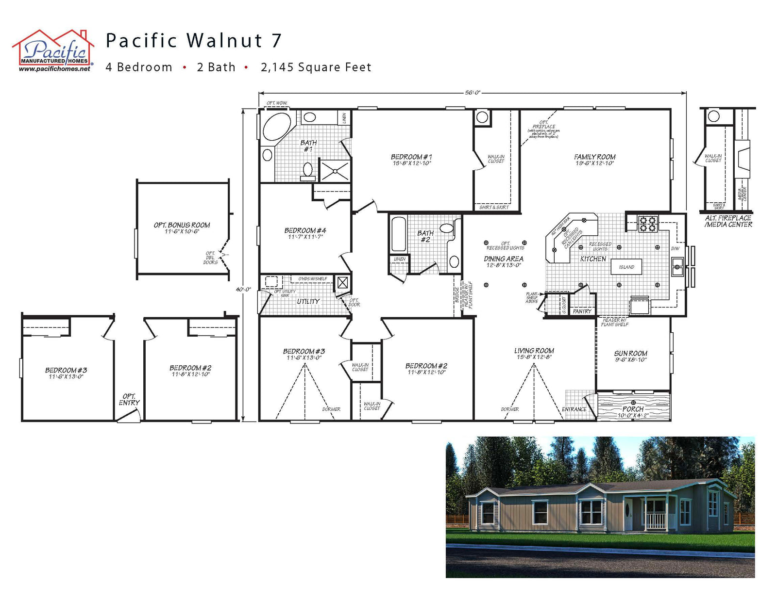 Floor Plans – Pacific Homes