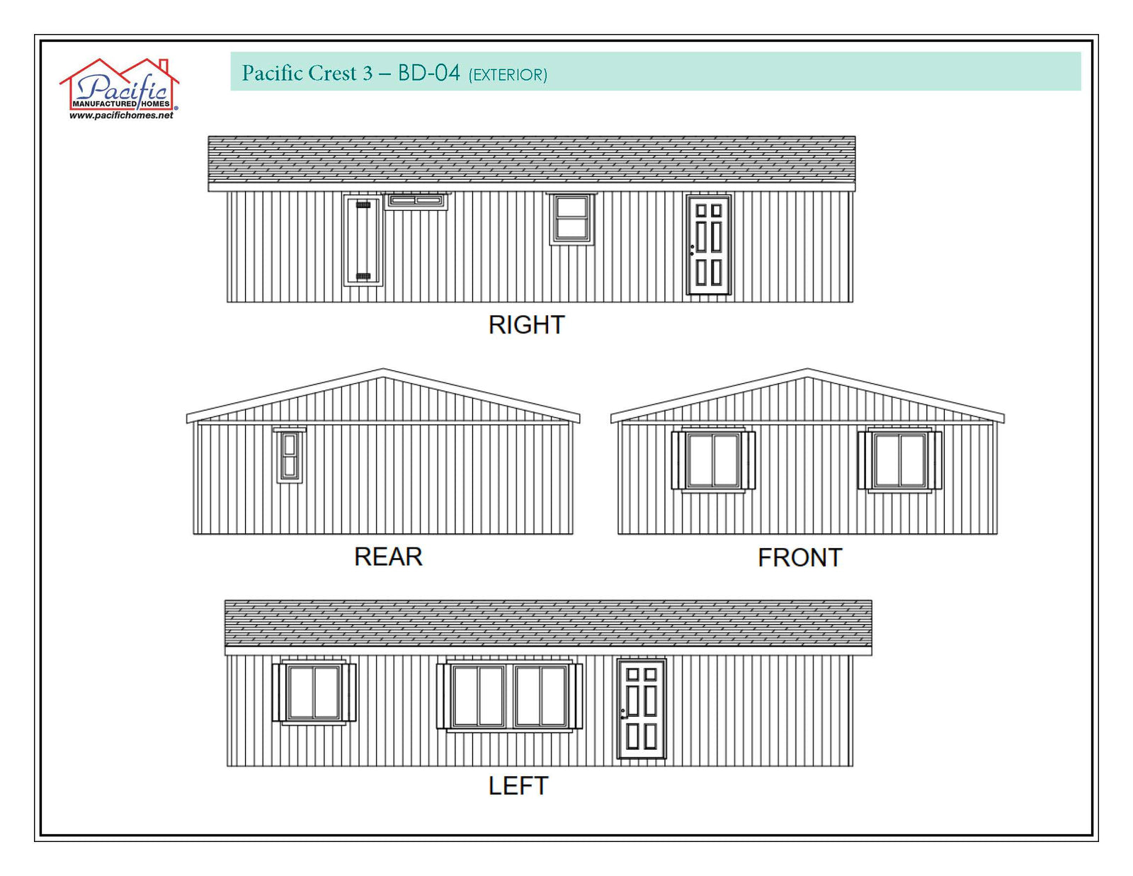 Floor Plans – Pacific Homes